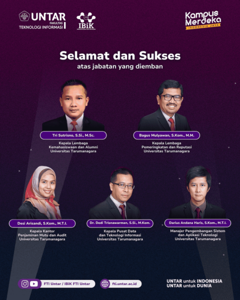Pejabat Baru FTI Untar Dilantik untuk Memperkuat Struktur Organisasi ...